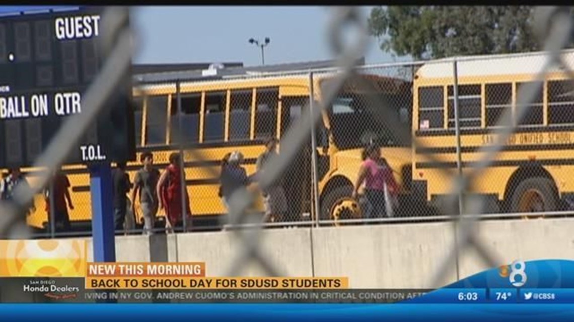 Back to school day for SDUSD students | cbs8.com