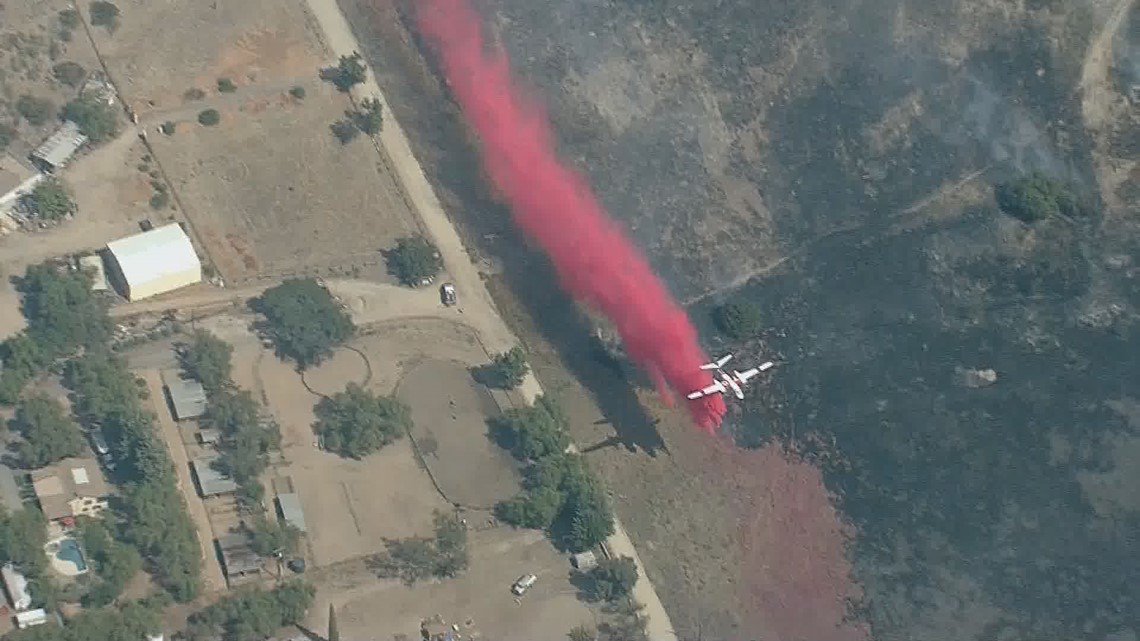 Willow Fire: 52-acre fire in Lakeside 100% contained | cbs8.com
