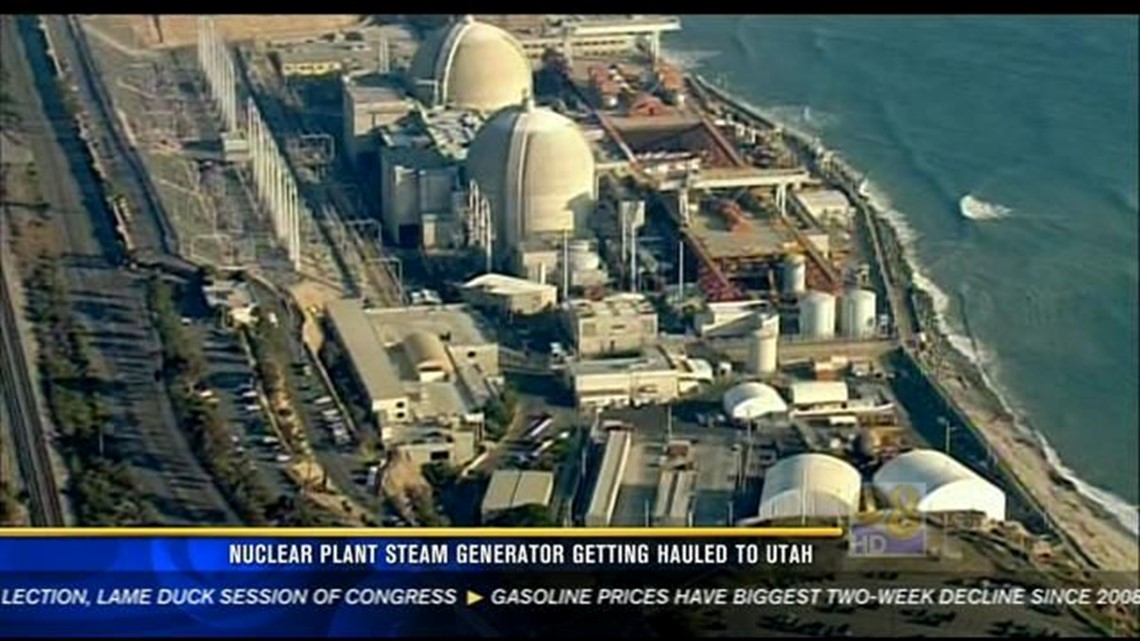 Nuclear plant steam generator getting hauled to Utah | cbs8.com