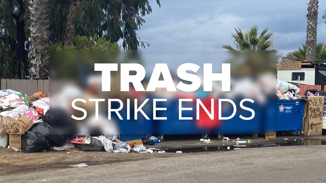 Trash strike ends after a month-long dispute with Republic | cbs8.com