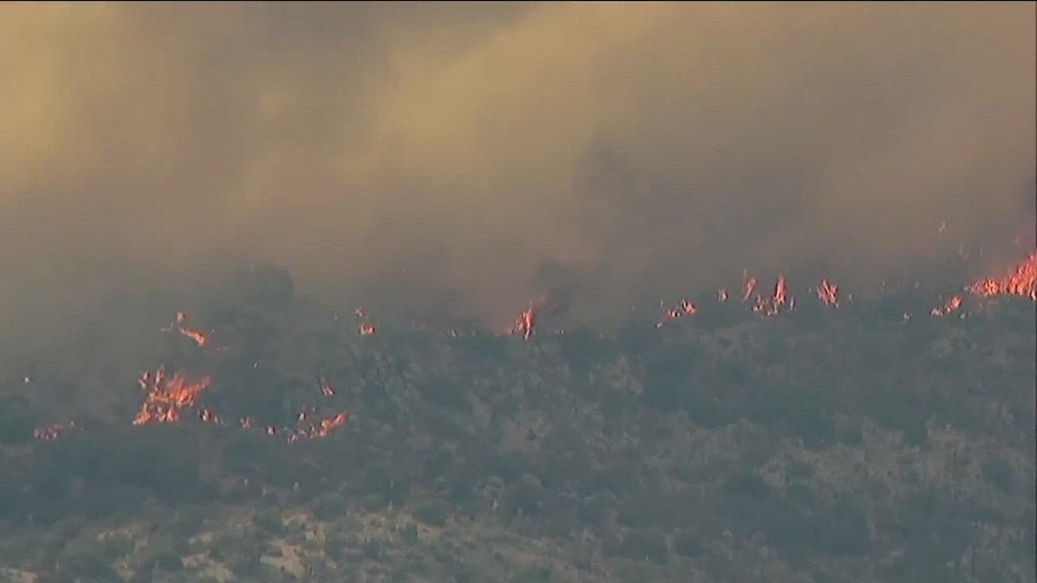 McCain fire burning in Boulevard near I-8, evacuations ordered | cbs8.com
