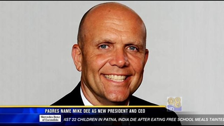 Mike Dee named new Padres president and CEO | cbs8.com