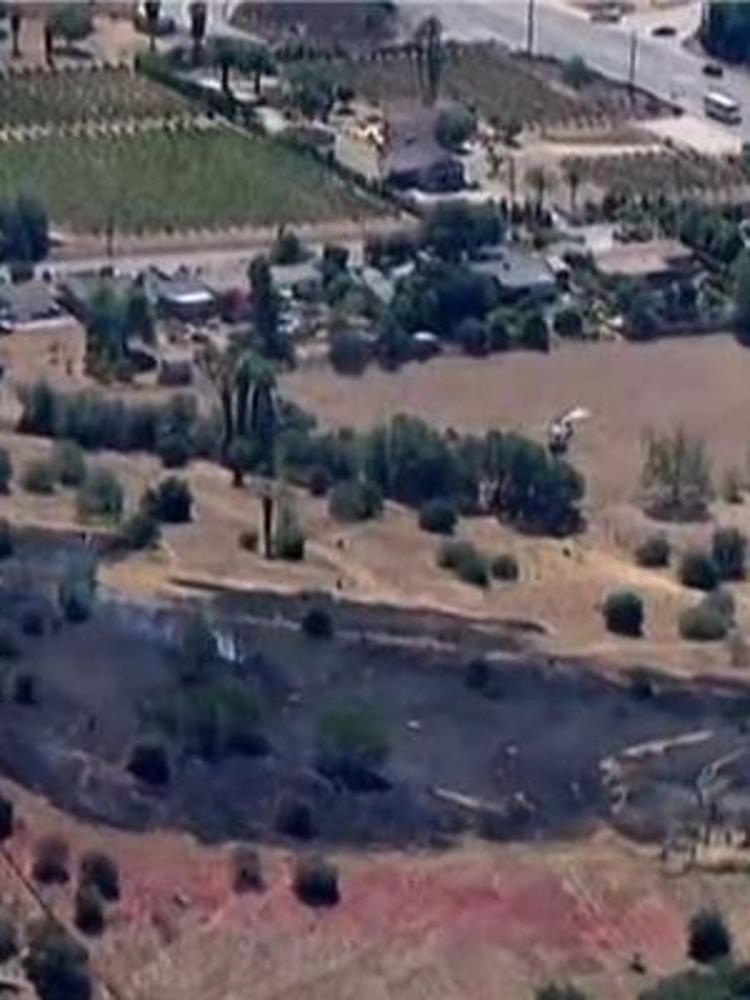 Brush fire, smoke, flames, any evacuations, map in Escondido | cbs8.com