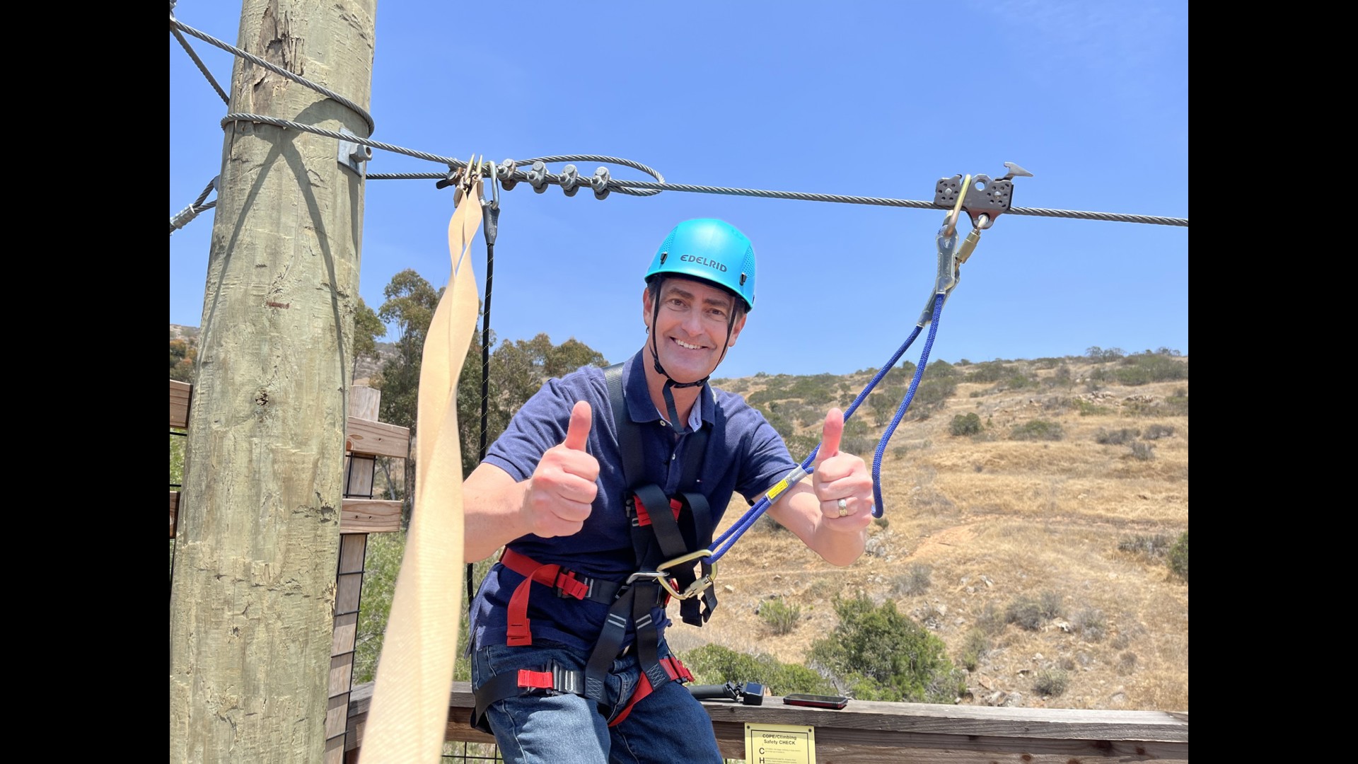 Camp Bashor launches thrilling 600-ft zip line in Chula Vista | cbs8.com