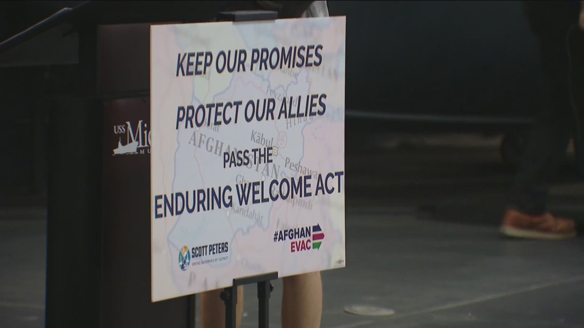 Afghan refugees face uncertain future in US, San Diego | cbs8.com