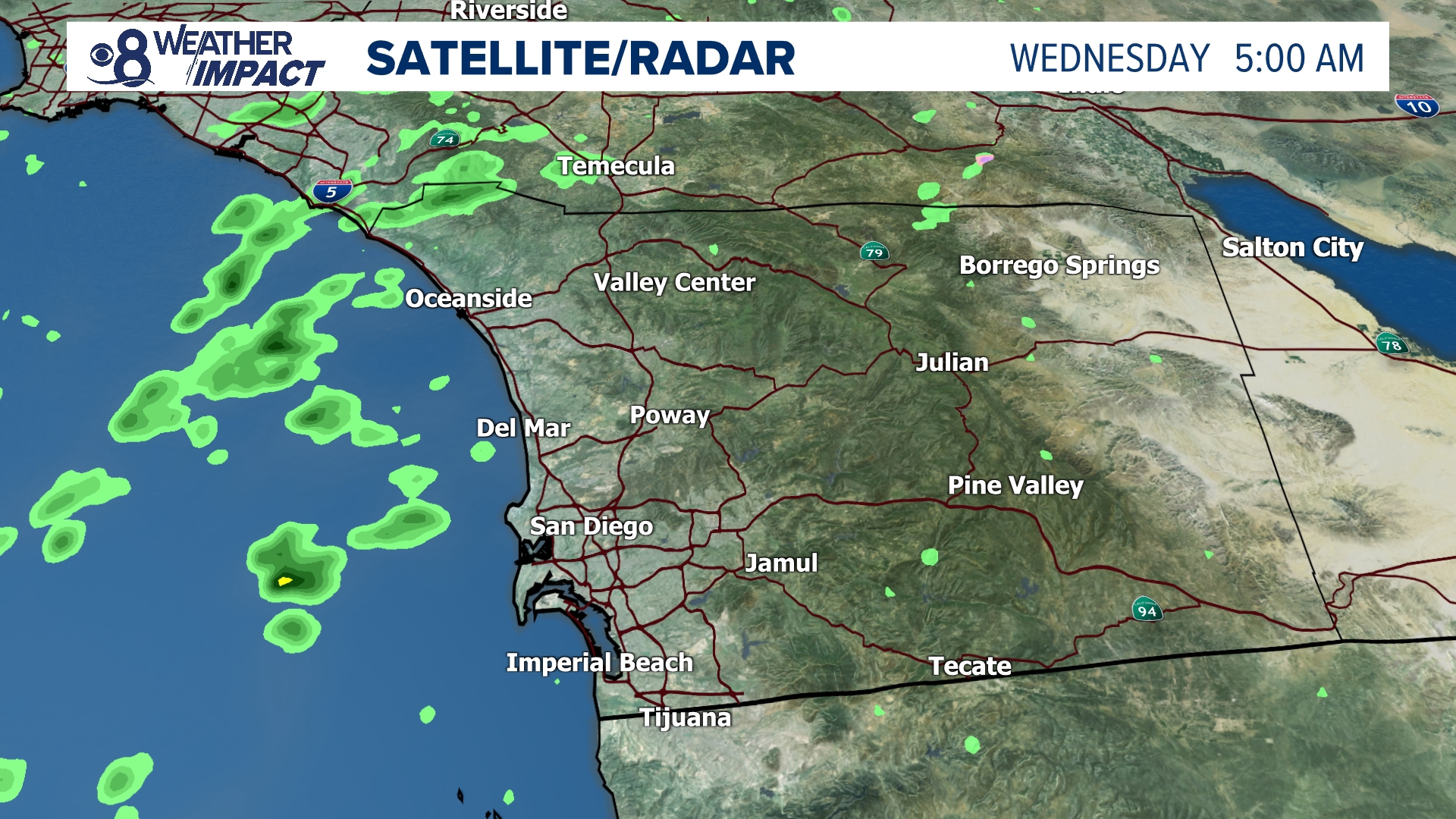 San Diego rain totals | cbs8.com