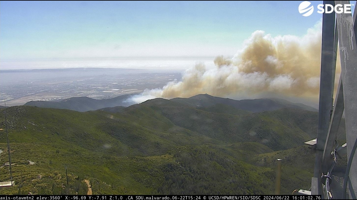 Border fire in San Diego County spreads rapidly | cbs8.com