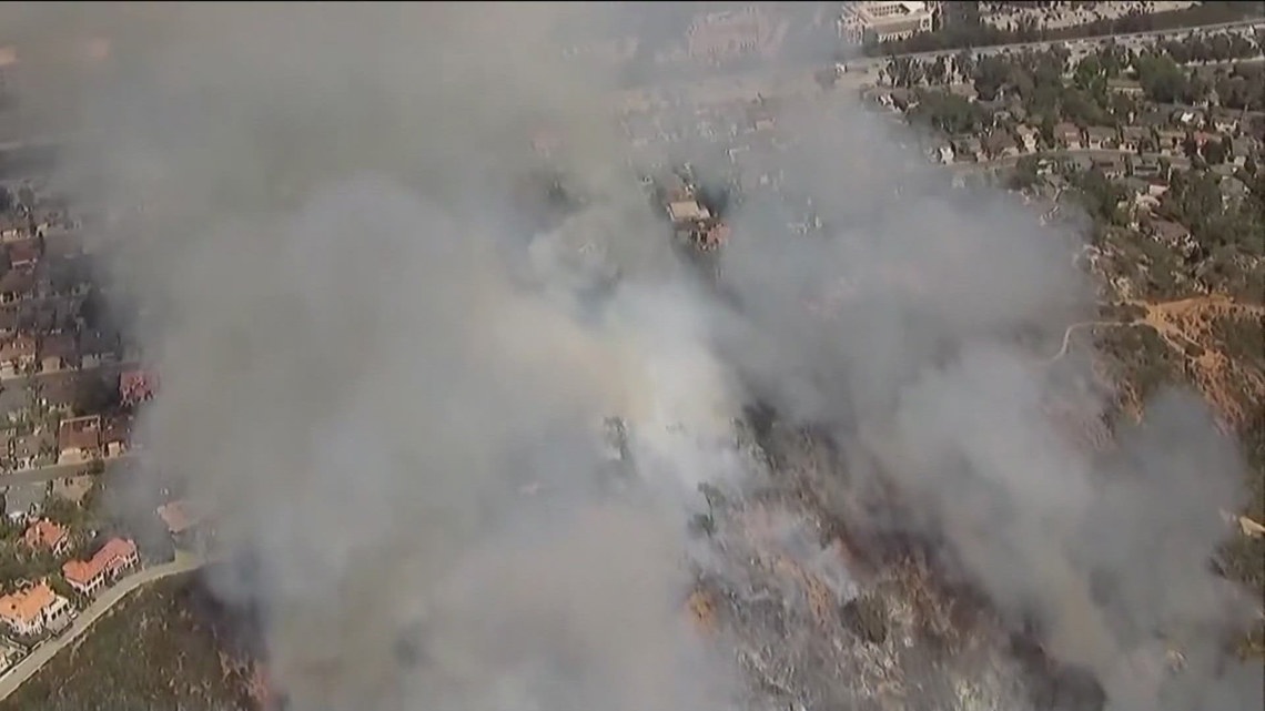 Del Mar Heights brush fire update, evacuation orders lifted | cbs8.com