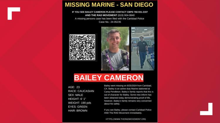 Camp Pendleton Marine missing, last seen in Carlsbad | cbs8.com
