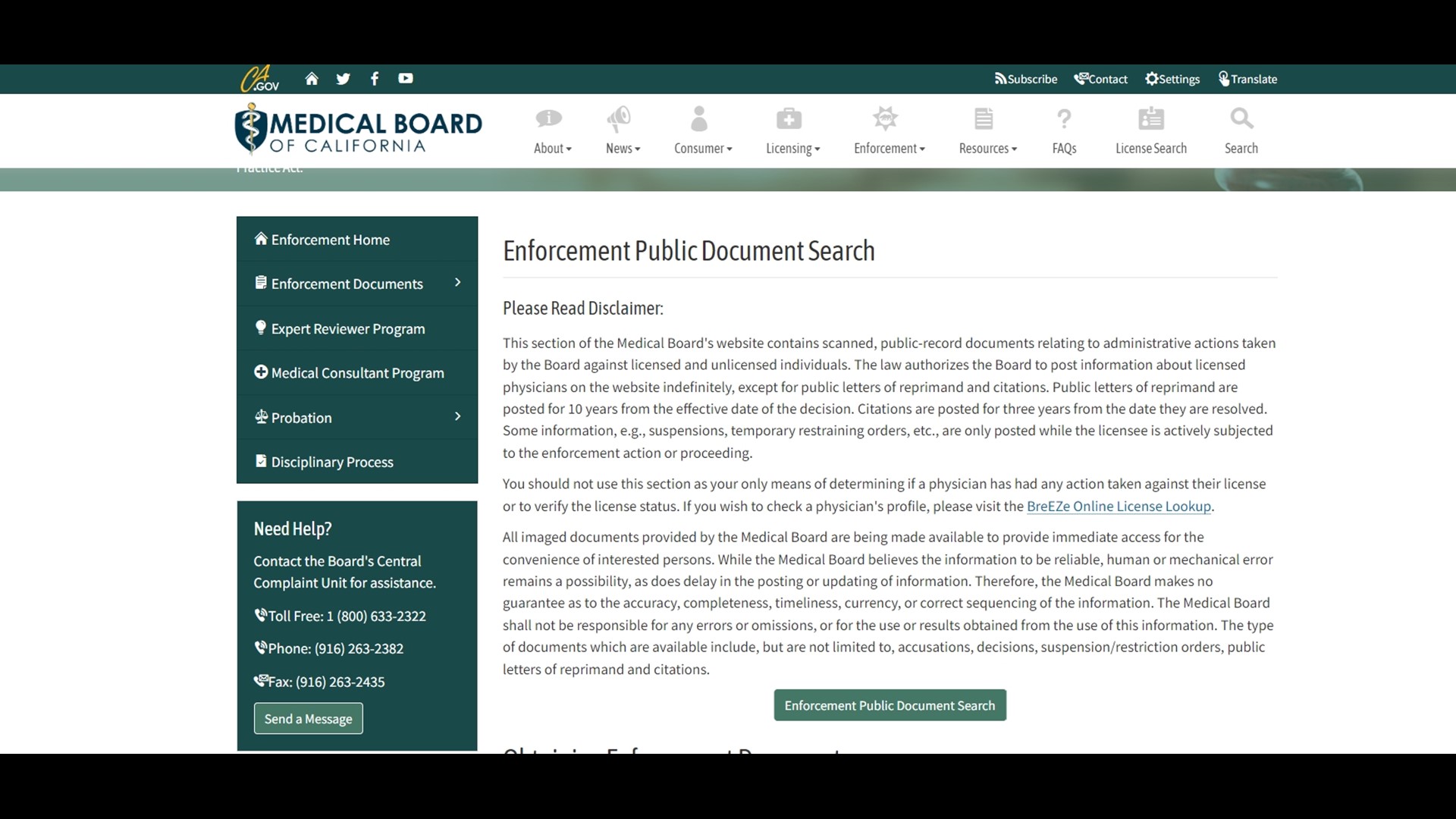 Find out if your doctor has been disciplined by CA Medical Board | cbs8.com