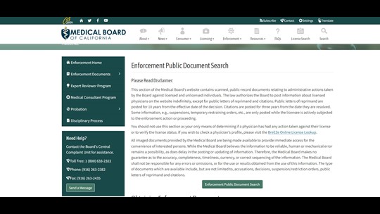 Find out if your doctor has been disciplined by CA Medical Board | cbs8.com