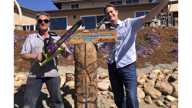 Tiki artist carves out a new life after beating cancer | cbs8.com