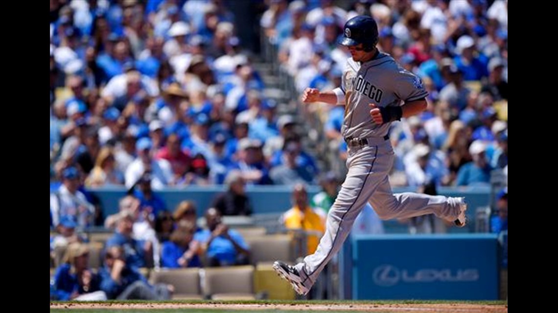 Rollins hits 3-run homer to power Dodgers over Padres 6-3 | cbs8.com