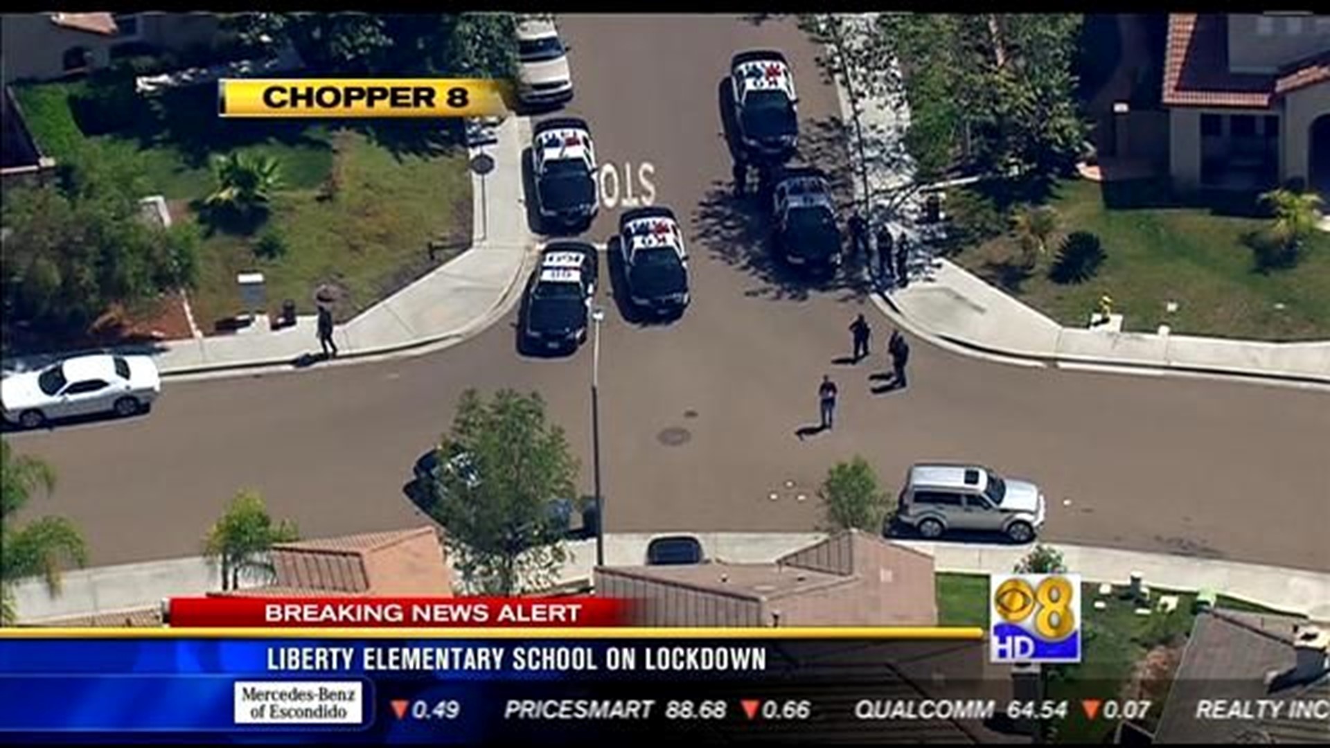 Bank robbery suspect in custody after chase | cbs8.com