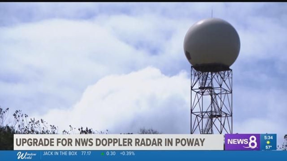 National Weather Service Doppler radar in Poway gets an upgrade | cbs8.com
