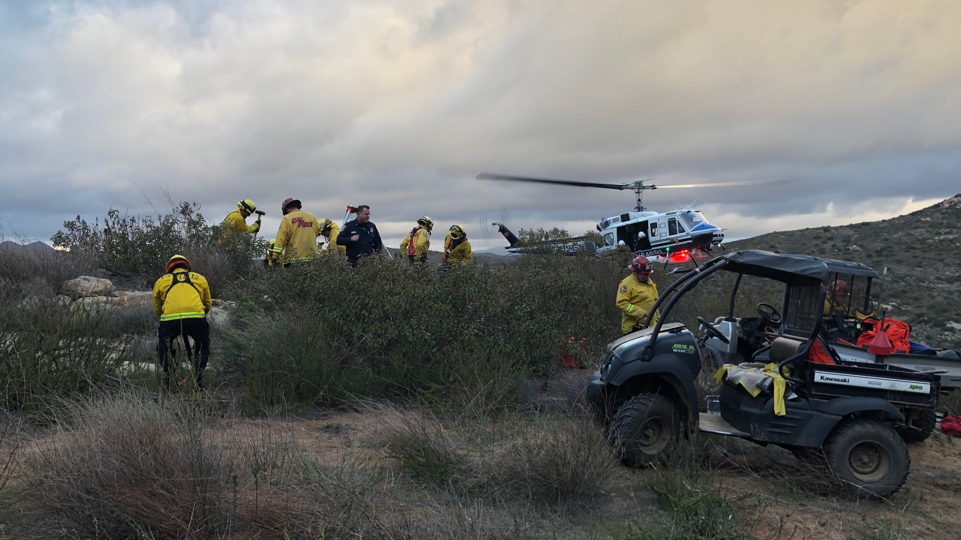 Man dies after Cal Fire San Diego rescue in San Pasqual area | cbs8.com