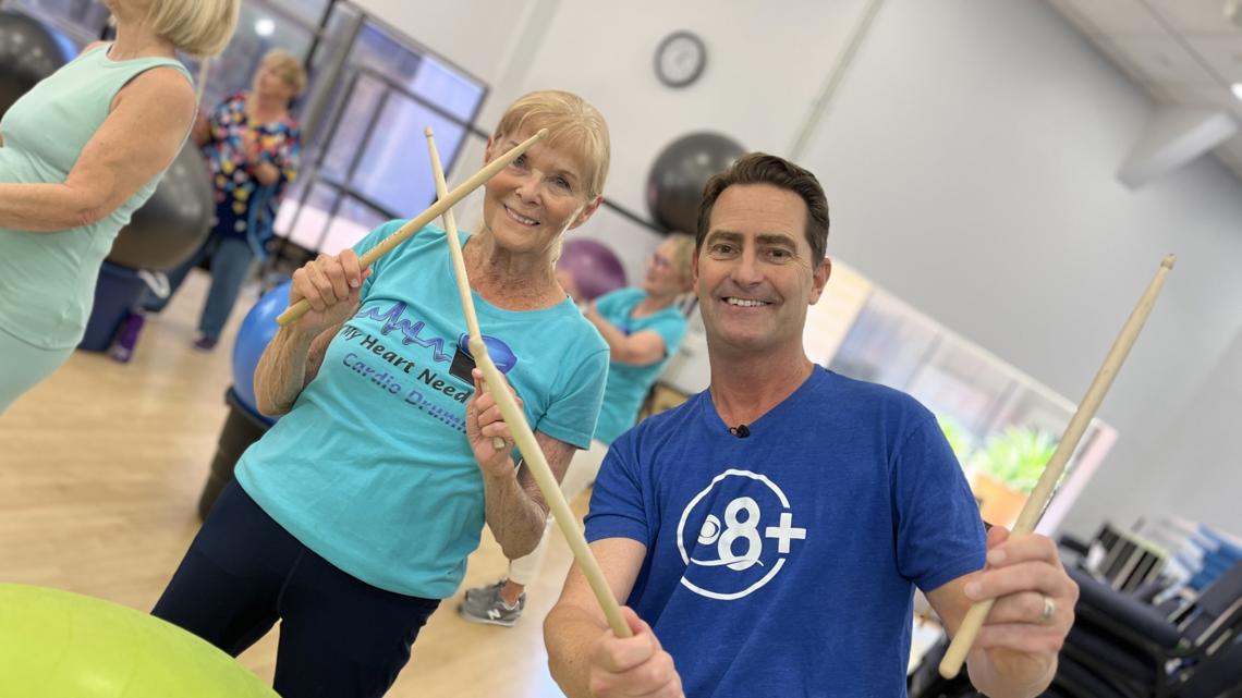 San Diego Oasis's cardio drumming energizes seniors | cbs8.com