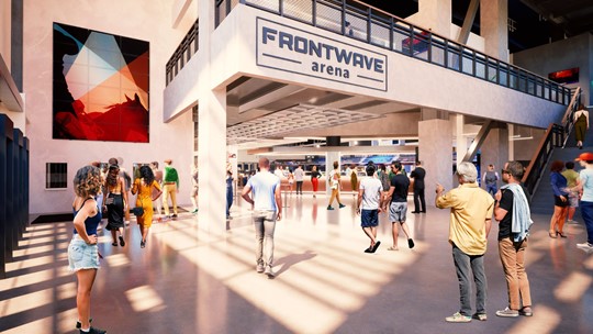 Frontwave arena in Oceanside nears summer 2024 completion | cbs8.com