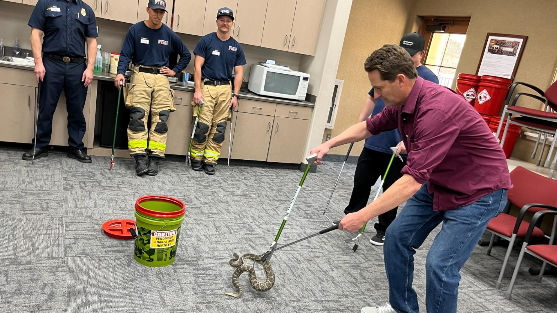 The Snake Wranglers helping train San Diego firefighters | cbs8.com