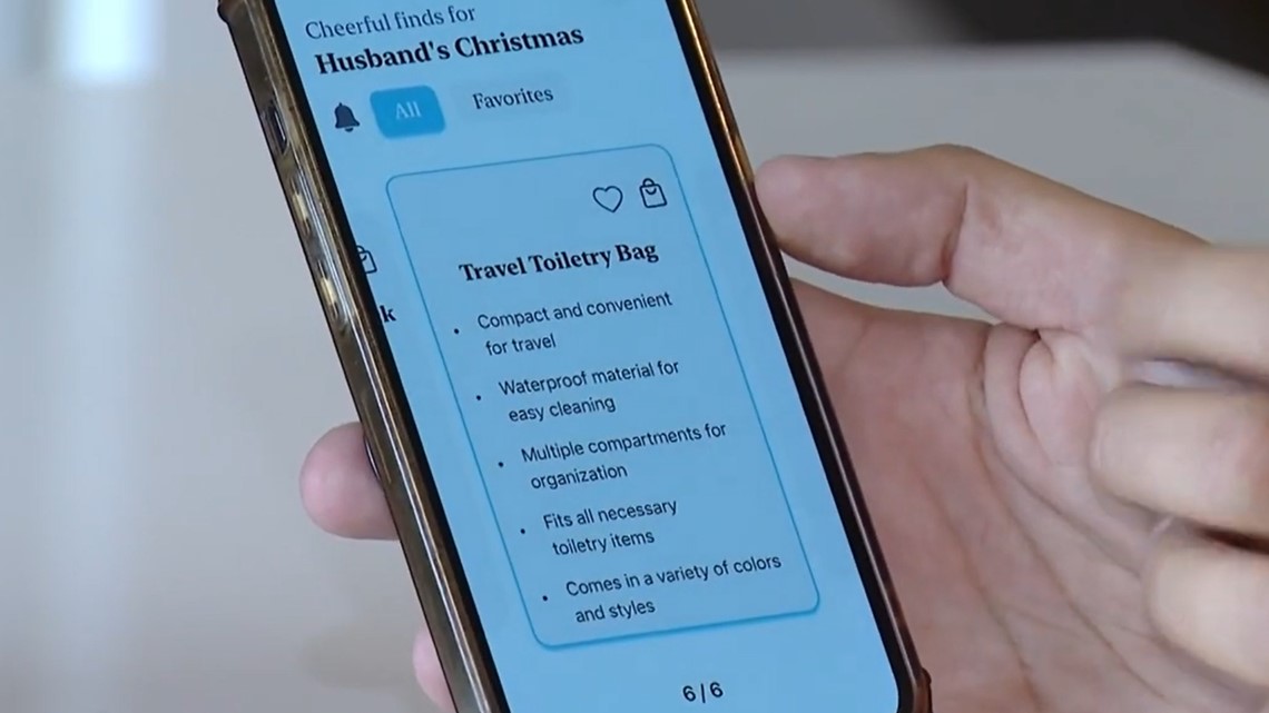 New app uses AI technology to find the perfect gift | cbs8.com