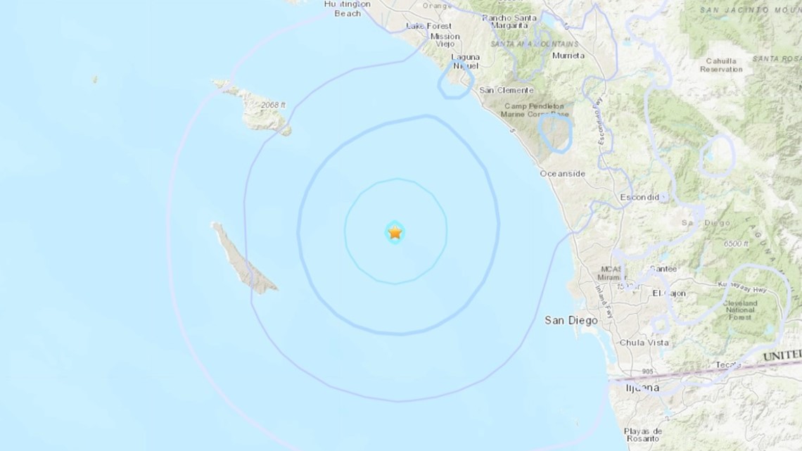 Earthquake shakes San Diego County | cbs8.com