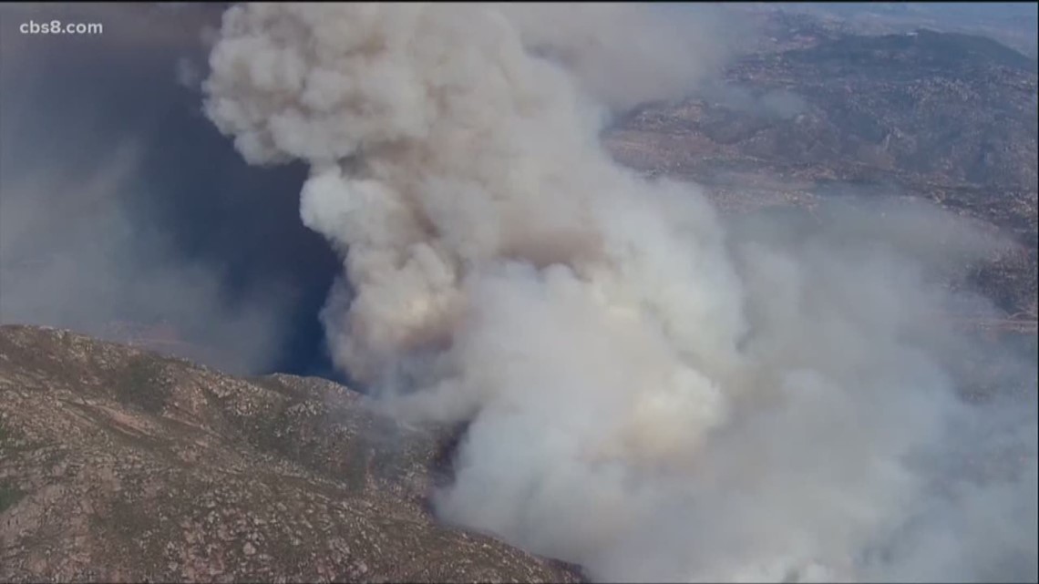Cal Fire on standby for fire near Tecate, U.S. border | cbs8.com