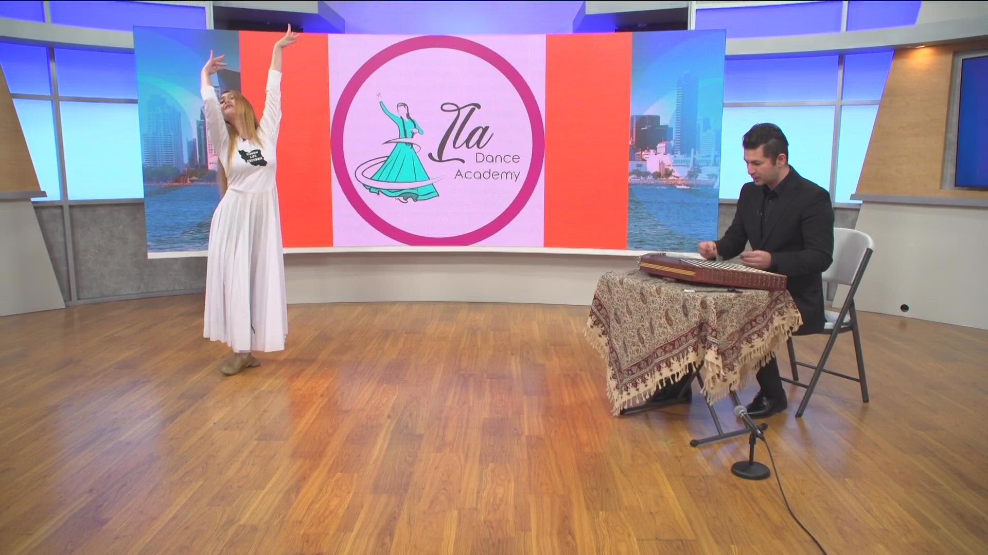 Member of Tehran dance group dances in honor of Global Day of Dance for ...