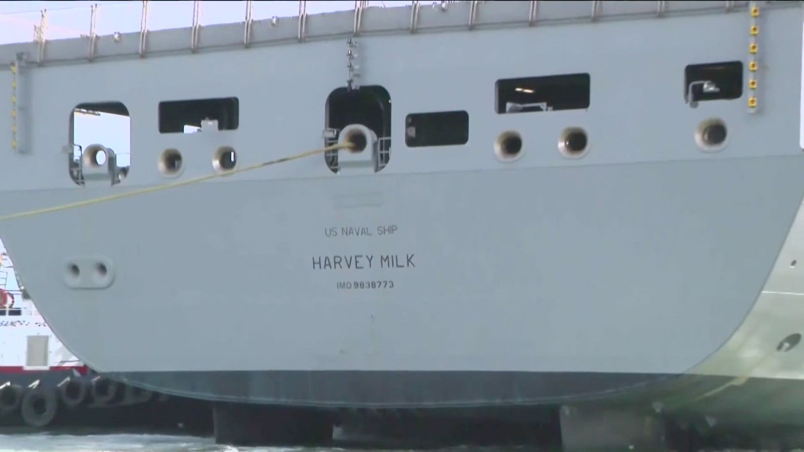 USNS Harvey Milk, USNS Oscar V. Peterson, Navy Pete Hegseth | cbs8.com