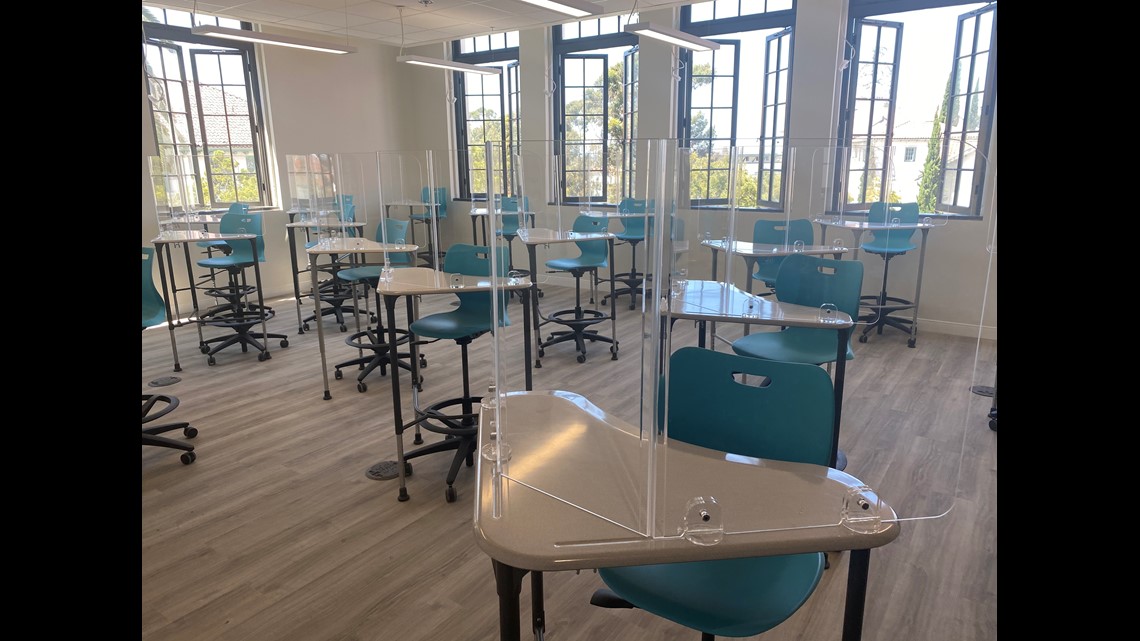 PHOTOS: Academy of Our Lady of Peace (OLP) school prepares to reopen ...