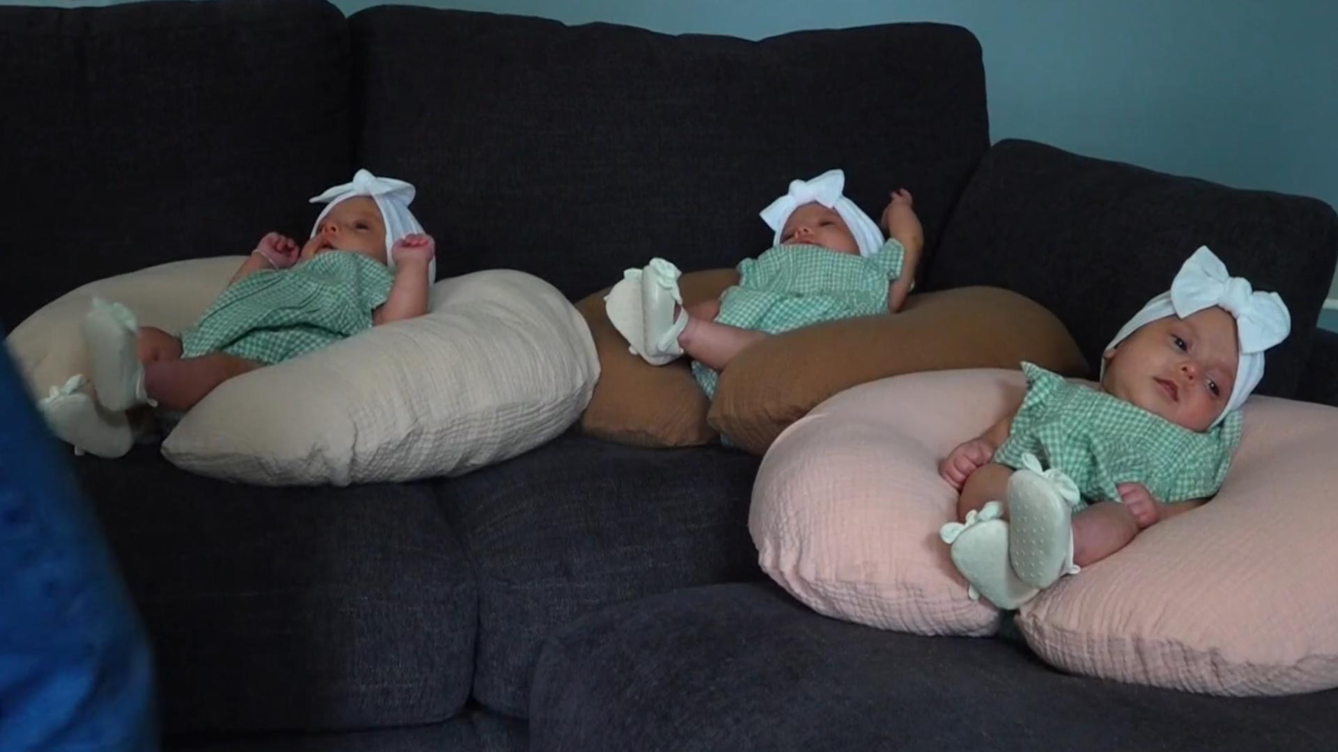 San Diego mom celebrates first Mother's Day with triplets born from a ...