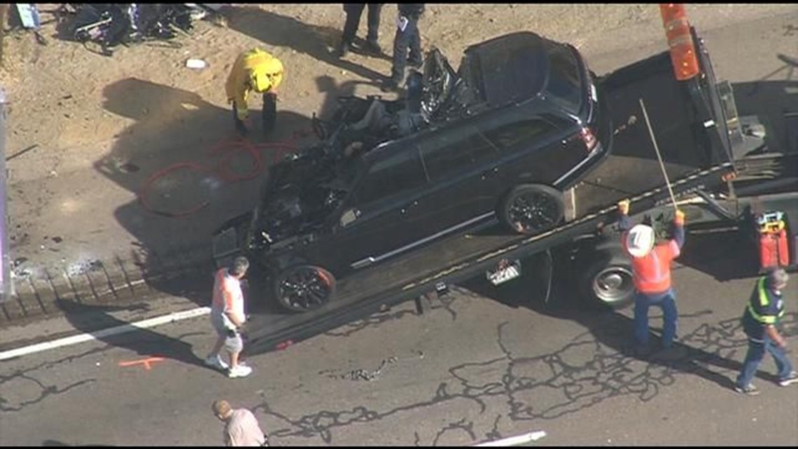 Driver suffers severe injuries after her Range Rover rear-ends semi ...