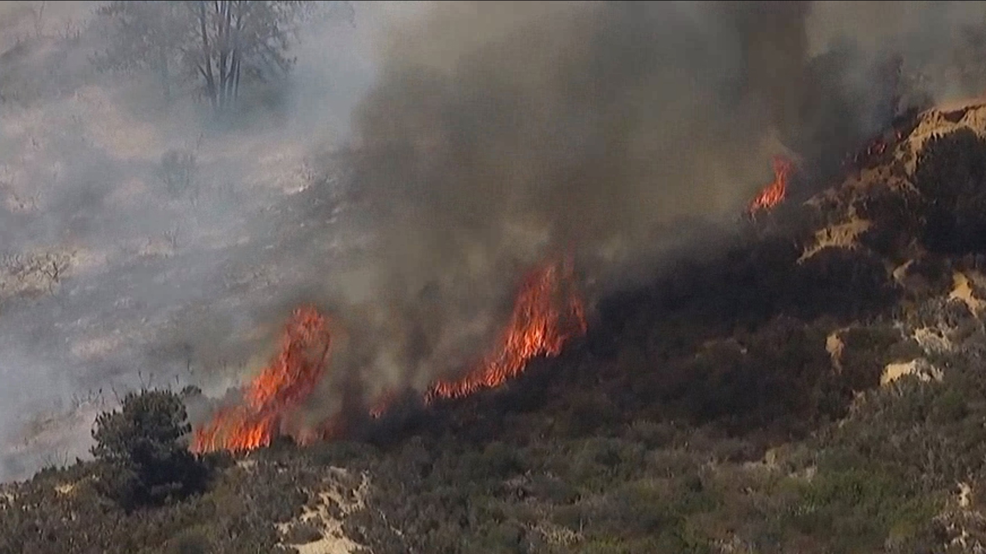Brush fire reported near Del Mar, sending smoke into air | cbs8.com
