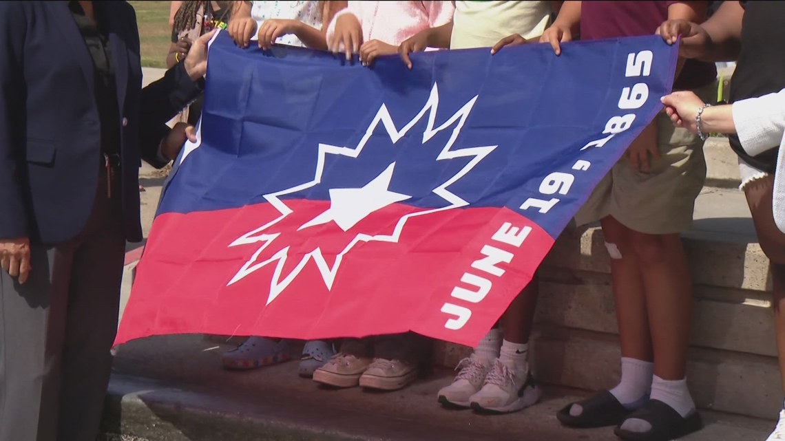 Juneteenth flags across San Diego County | cbs8.com