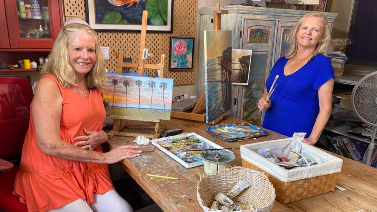 Free art tour offers a glimpse into the life of an artist | cbs8.com