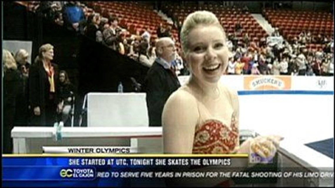 She started at UTC, now she's skating at the Olympics | cbs8.com