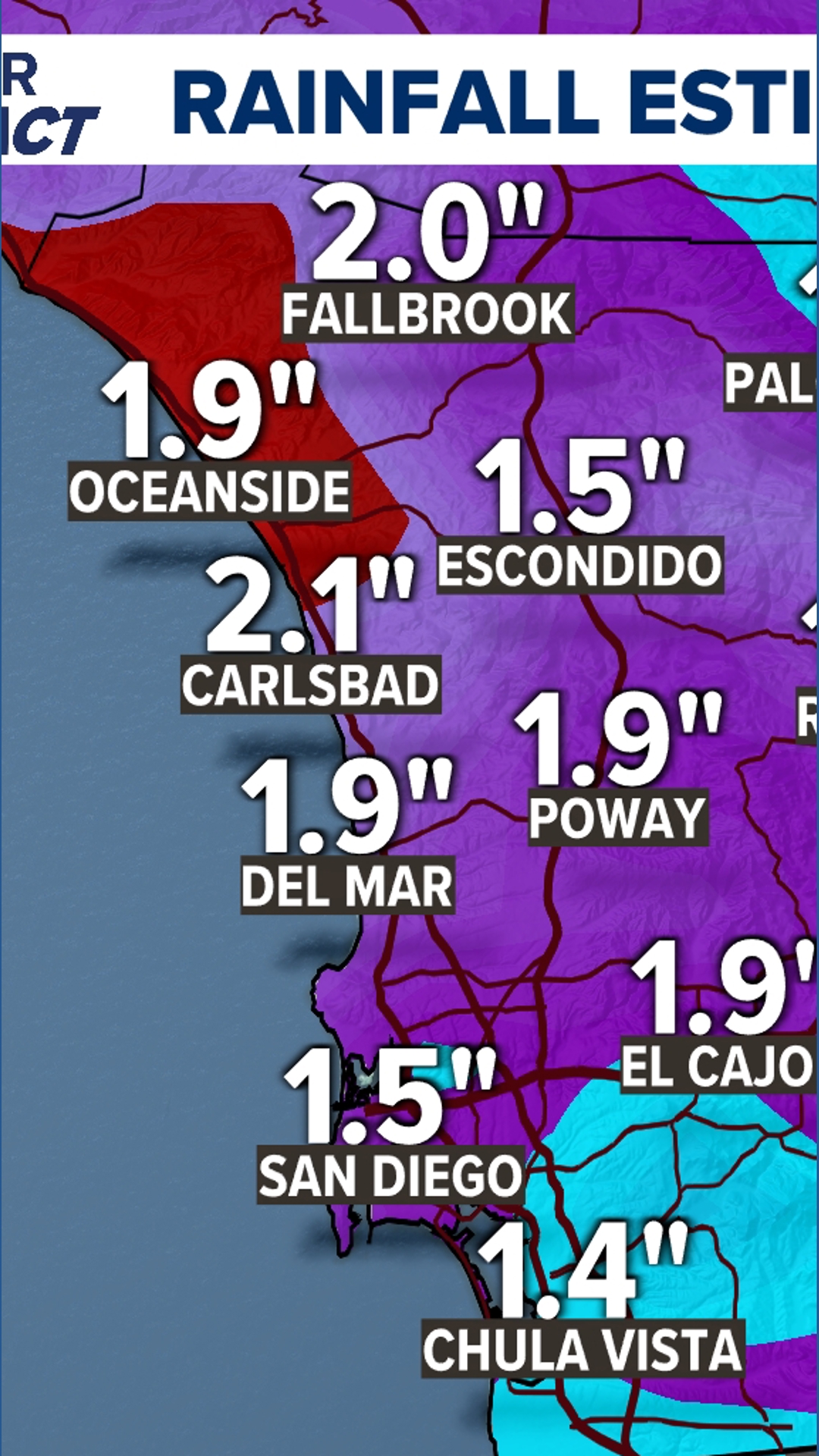 Atmospheric river set to drench San Diego this weekend: see forecast ...