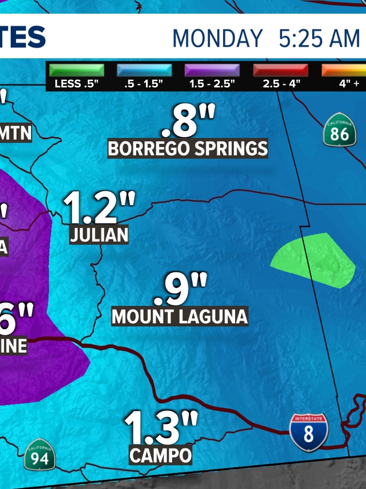 Atmospheric river set to drench San Diego this weekend: see forecast ...