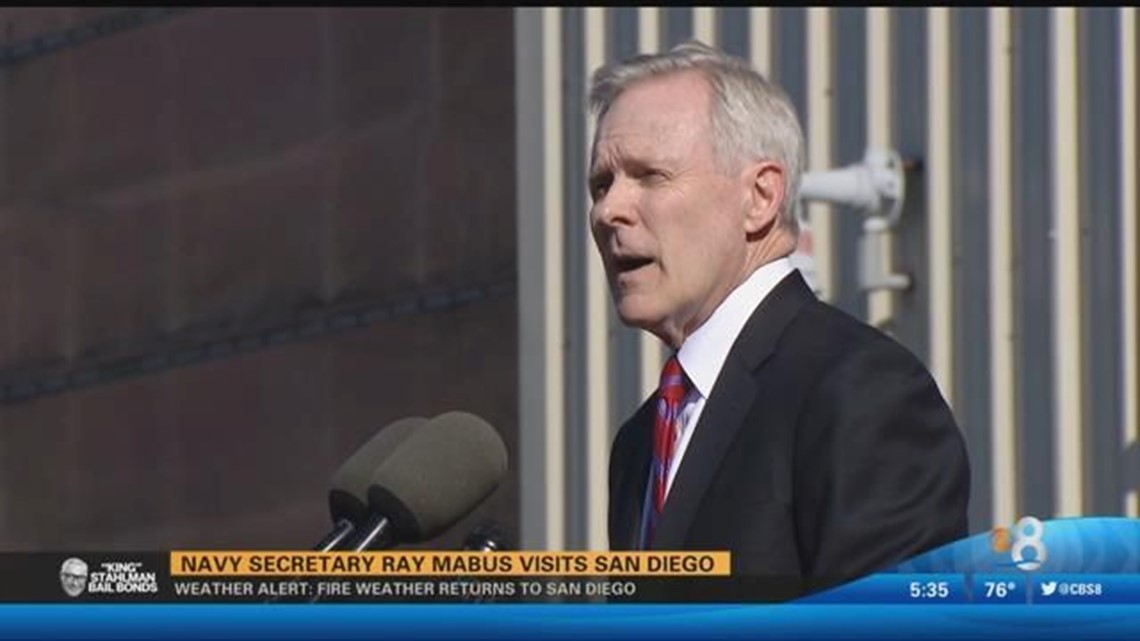 Navy Secretary Ray Mabus visits San Diego | cbs8.com