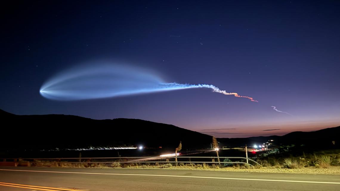 SpaceX Falcon 9 NASA TRACERS mission launch in Southern California ...