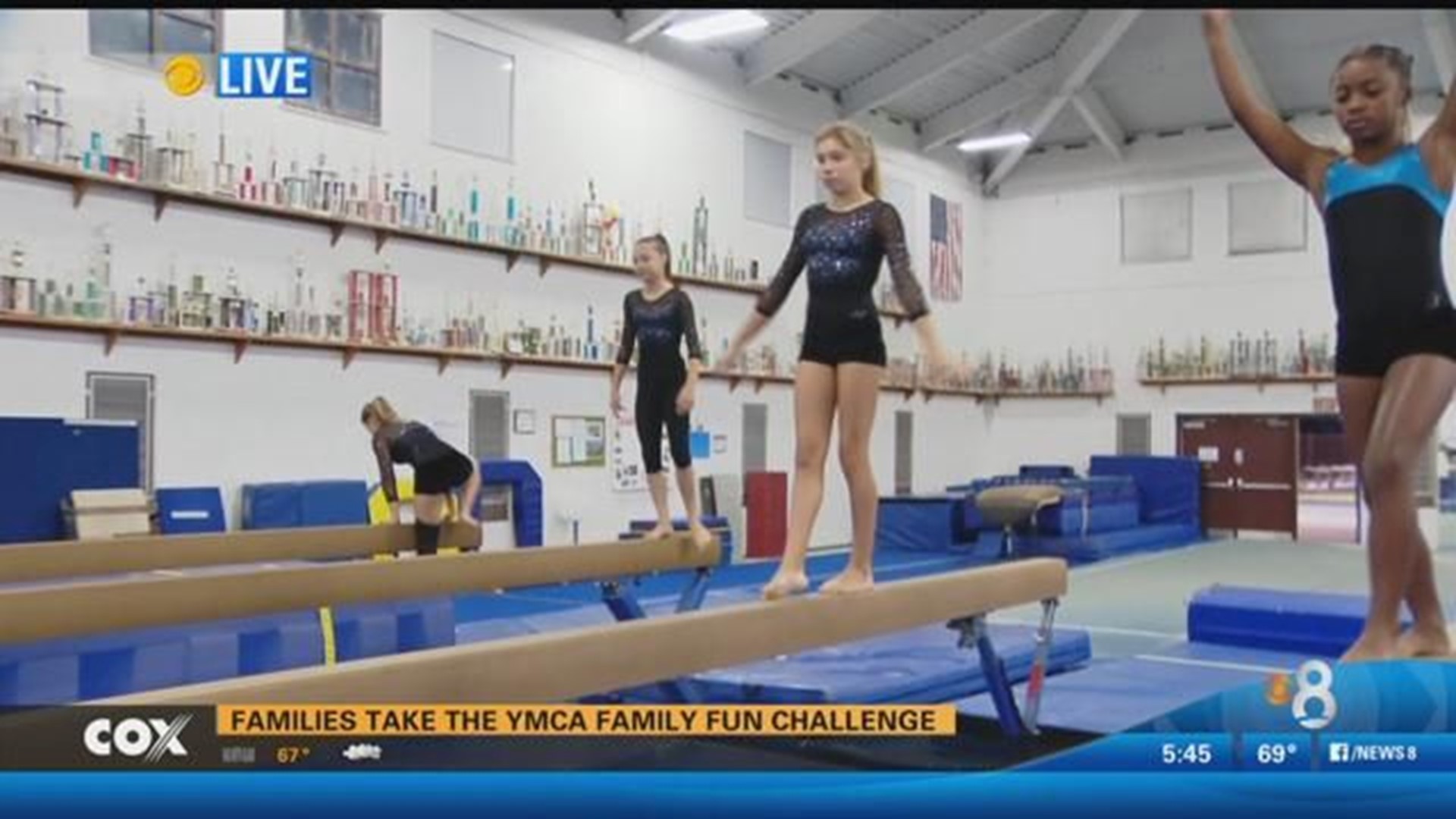 Families take the YMCA Family Fun Challenge | cbs8.com