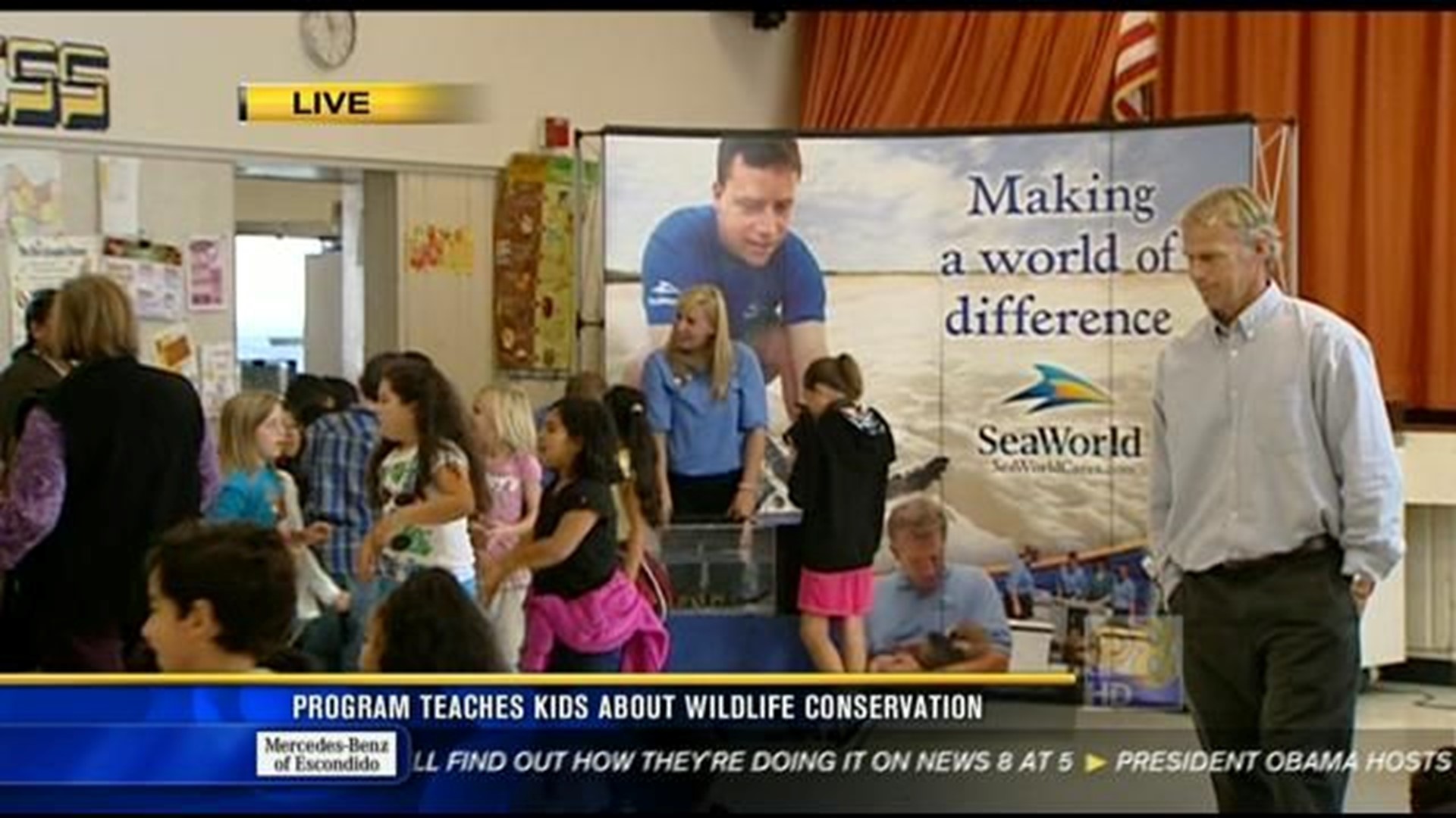 SeaWorld program teaches kids about wildlife conservation | cbs8.com