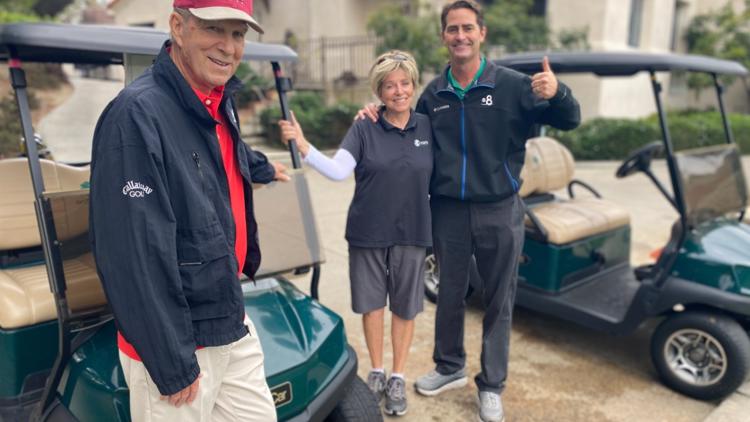 74-year old legally 'Blind Golfer' wins world team championship | cbs8.com