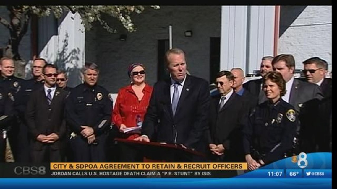 City and SDPOA agreement to retain and recruit officers | cbs8.com