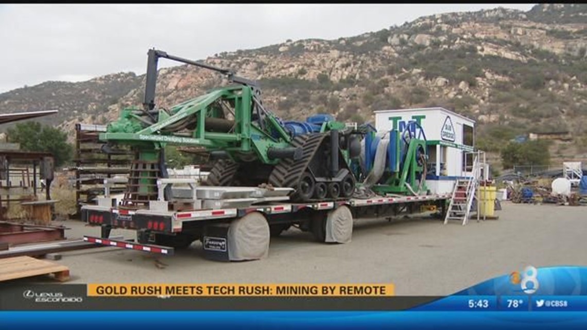 Gold rush meets tech rush: Mining by remote | cbs8.com