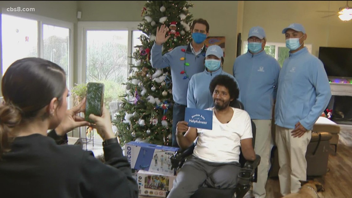 Amputee father receives $1,500 holiday surprise | cbs8.com