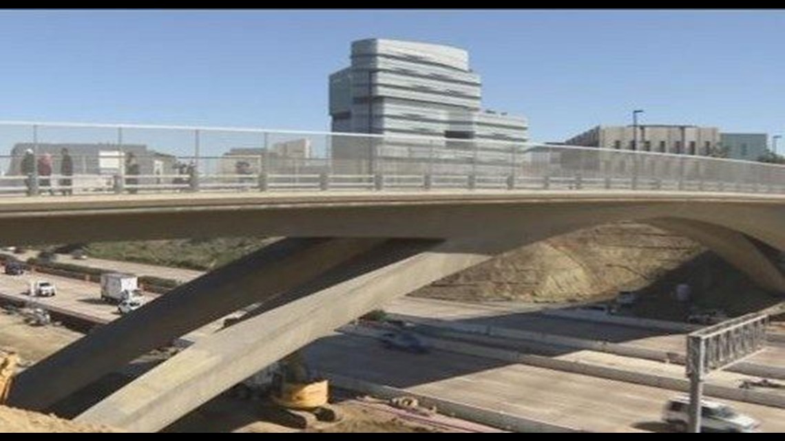 UC San Diego welcomes new Gilman Bridge over I-5 | cbs8.com