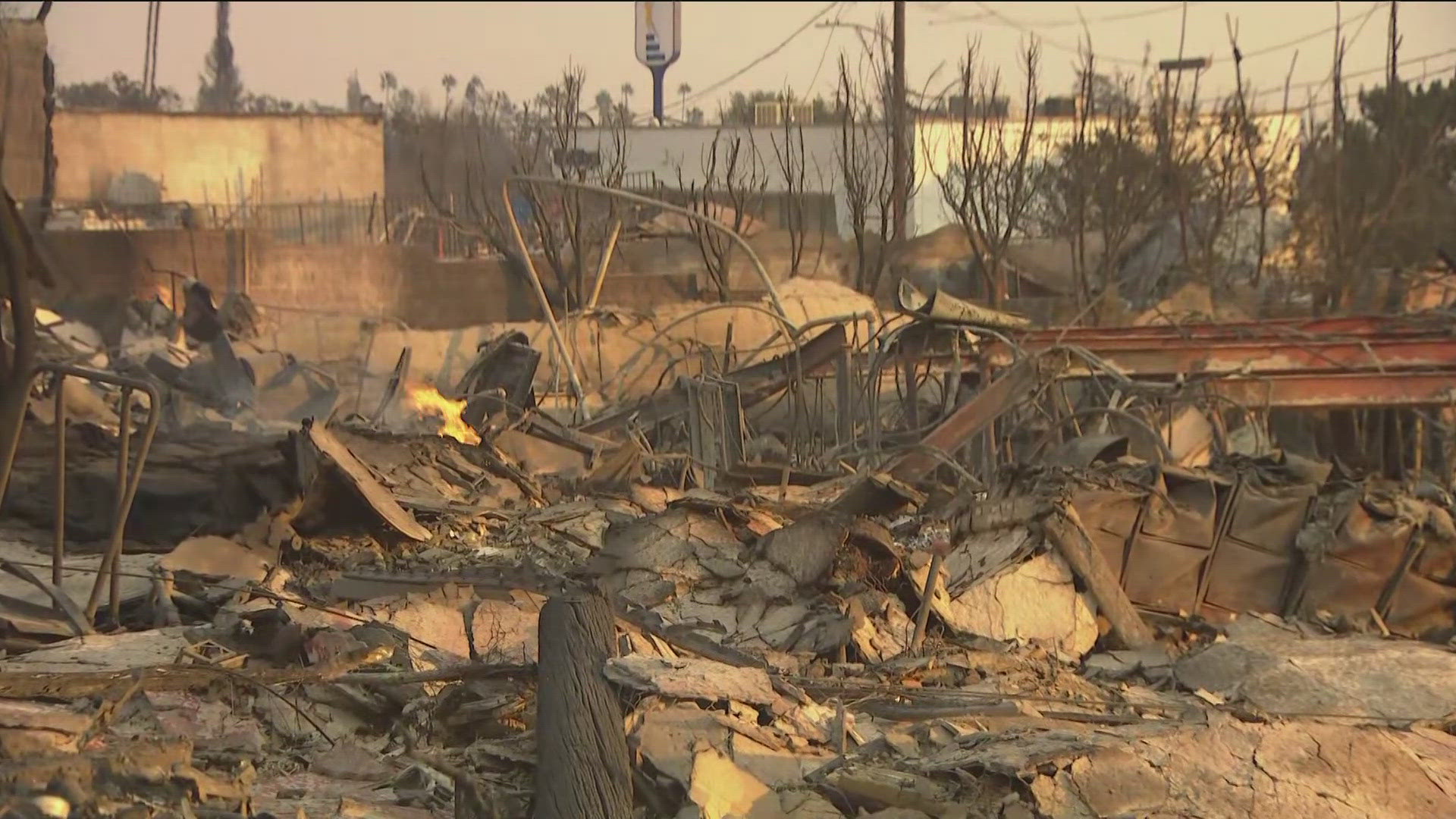 Homes wiped out in Altadena from Eaton Fire | cbs8.com