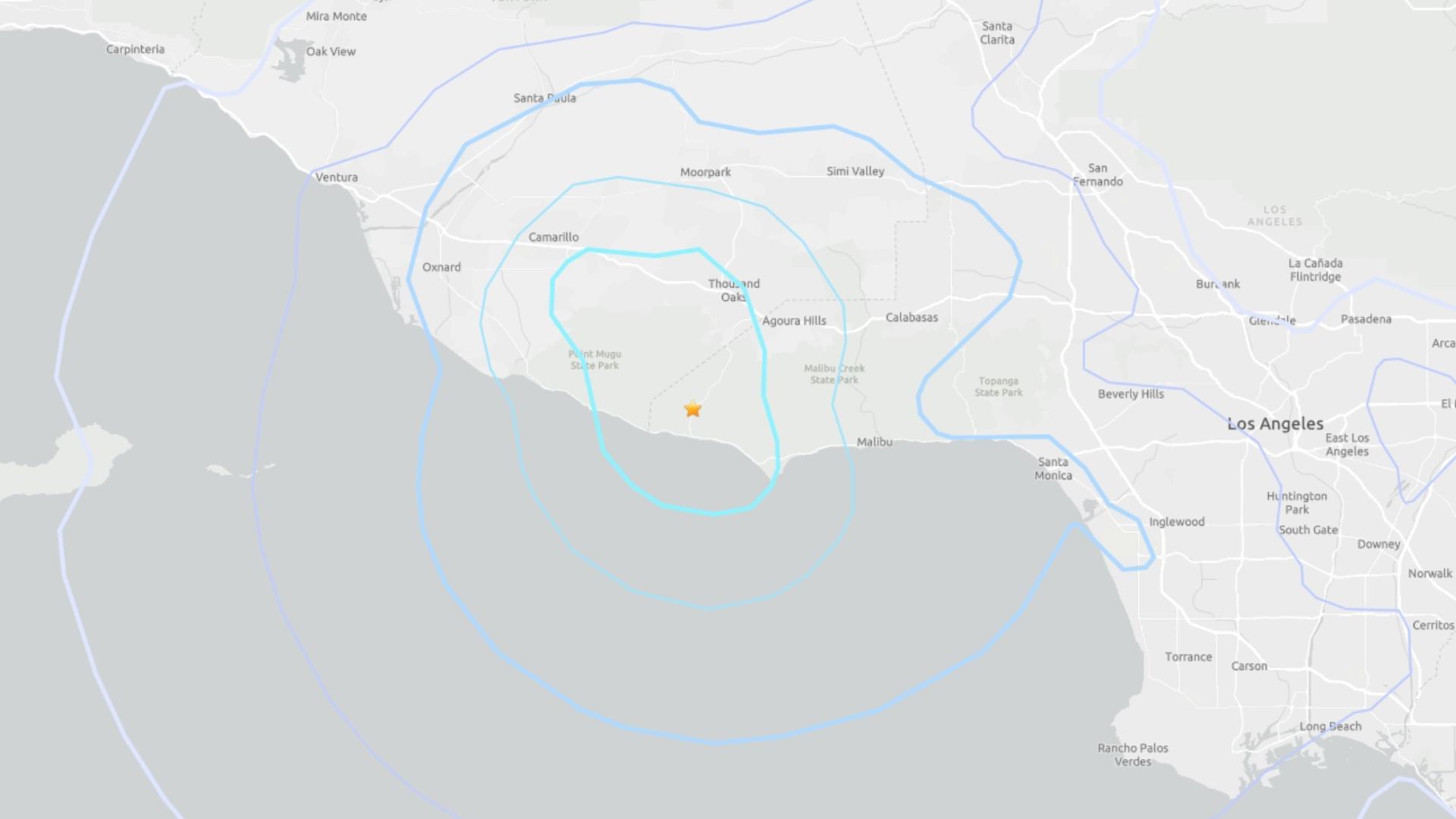 3.9 earthquake hits near Malibu Sunday evening | cbs8.com