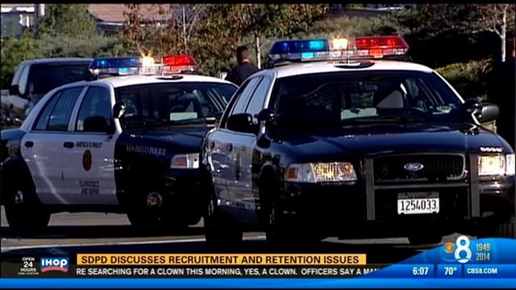 SDPD focuses on recruitment and retention issues | cbs8.com