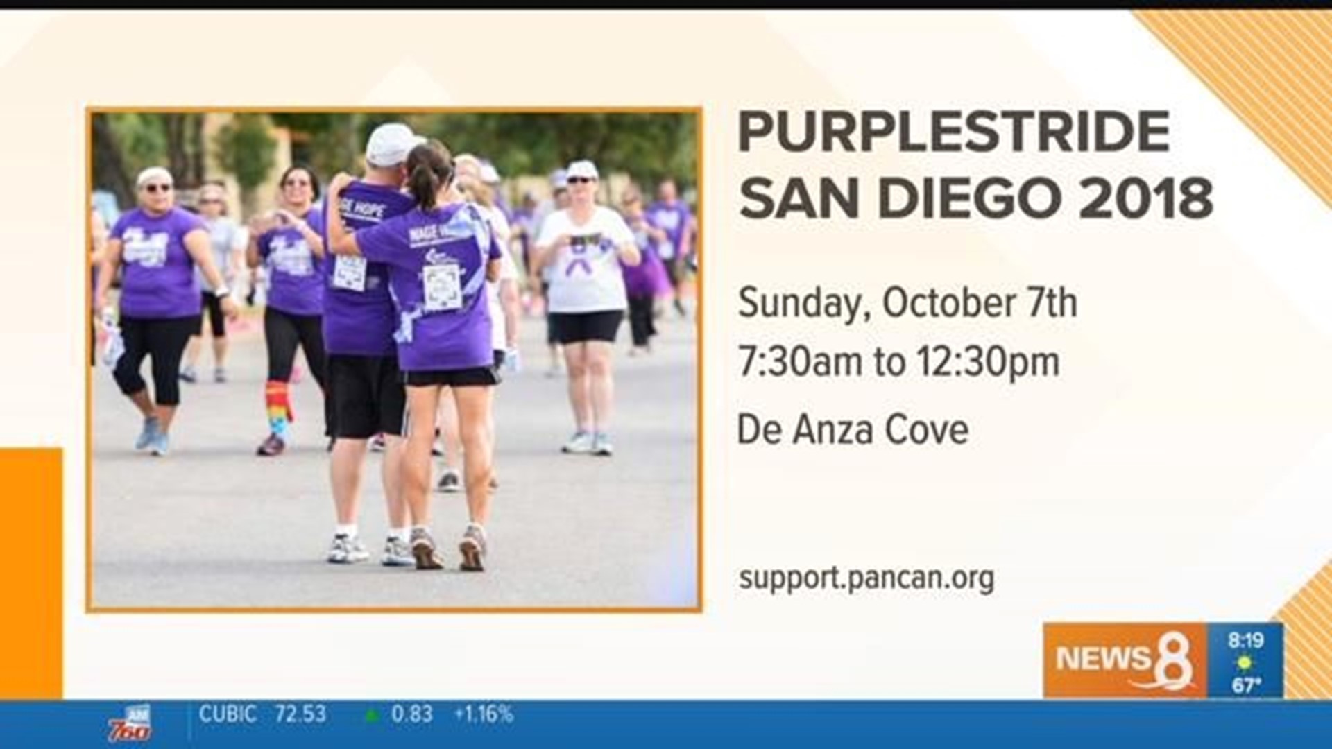 2018 Purple Stride Walk | cbs8.com